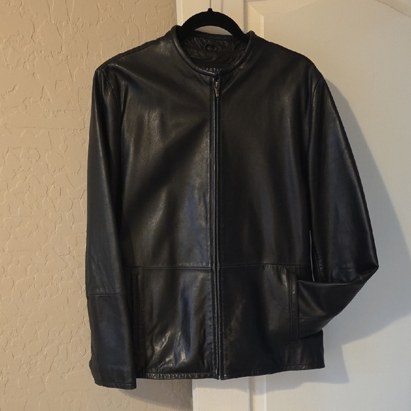 Kenneth Cole | Jackets & Coats | Womens Black Leather Kenneth Cole ...